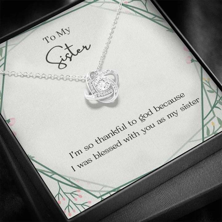 Best Birthday Gift For Sister - Pure Silver Pendant & Message Card ...